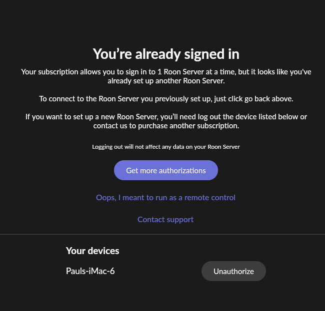 Unable to Access iMac Roon Server (ref#RXMVES) - Support - Roon Labs Community