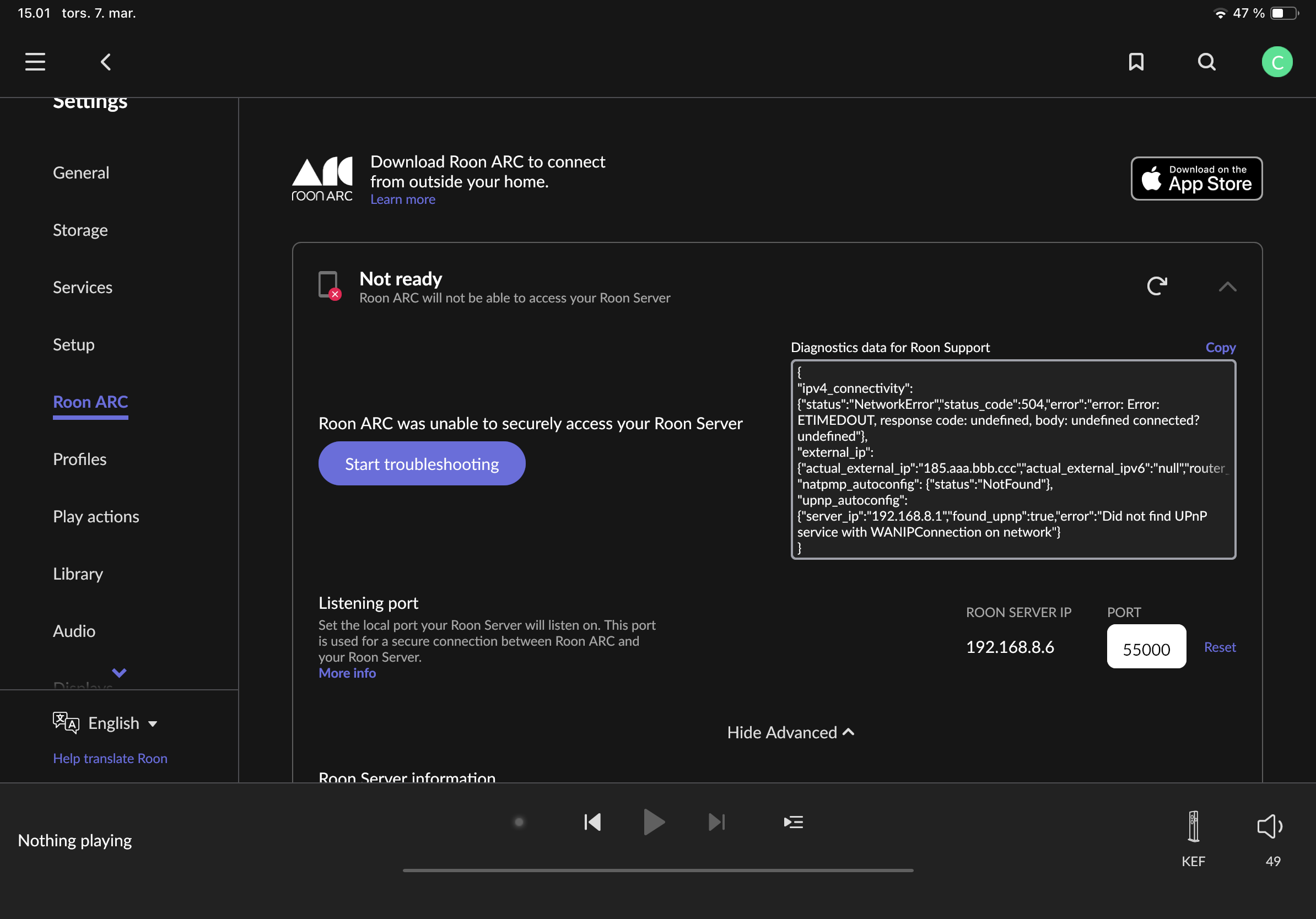 Trouble connecting Nucleus to Huawei 5G CPE Pro 5 Router for ARC ...