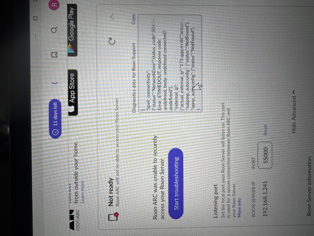 iPhone connects to Roon but not Roon ARC (ref#O9JB1D) - Support - Roon Labs Community
