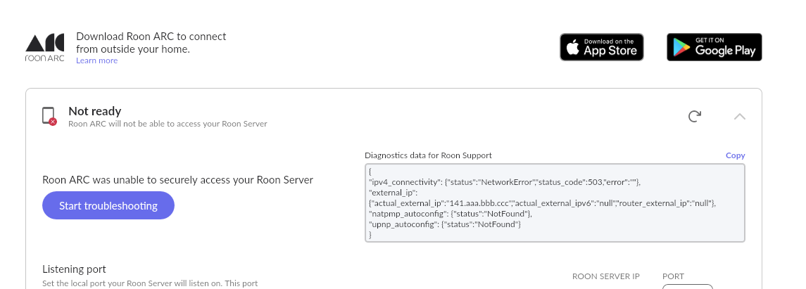 Issue connecting to Roon/Roon ARC Server app on Mac, works on Windows ... Issue connecting to Roon/Roon ARC Server app on Mac, works on Windows ...