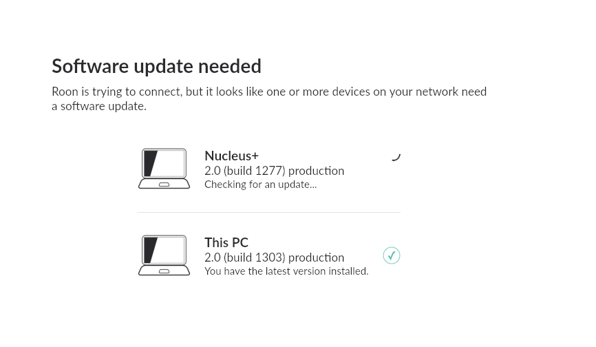 Unable to Connect to Roon on Multiple Devices (ref#VUBV5Q) - Nucleus Support - Roon Labs Community