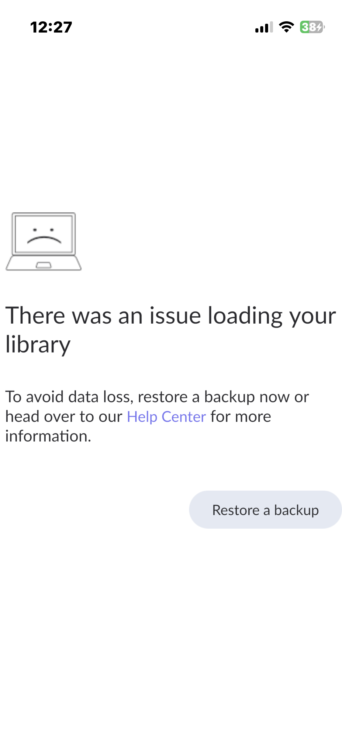 Issue with Roon library not loading (ref#Q066DX) - Nucleus Support - Roon Labs Community