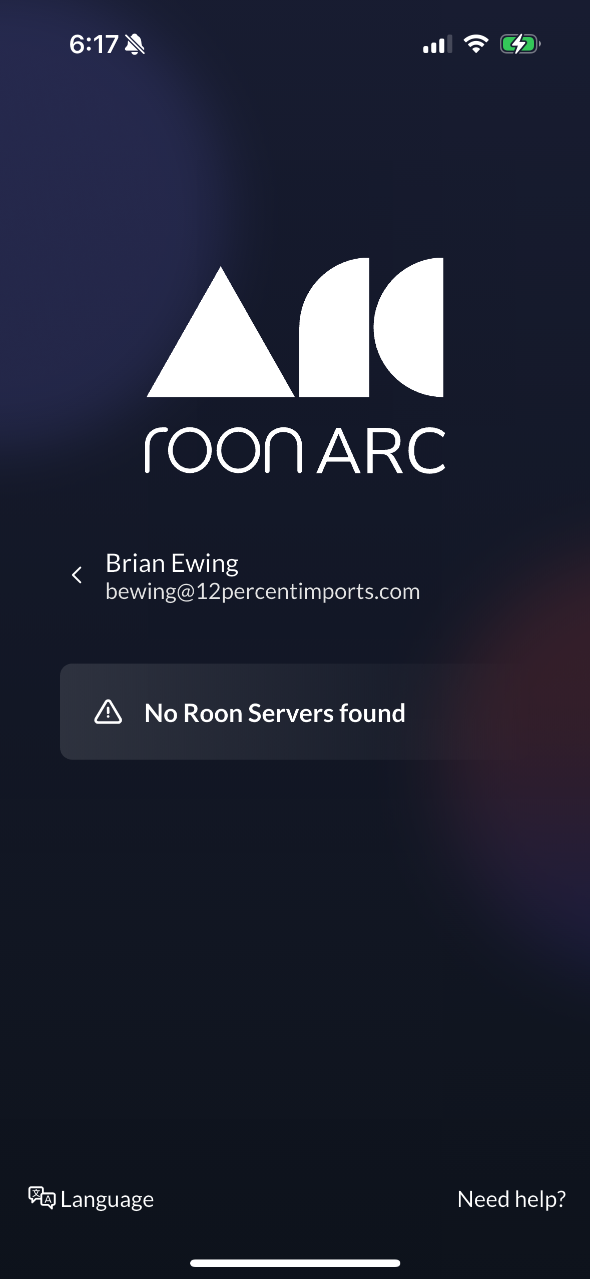 ARC app shows 'no Roon servers found' error (ref#HMDO4I) - Support - Roon Labs Community