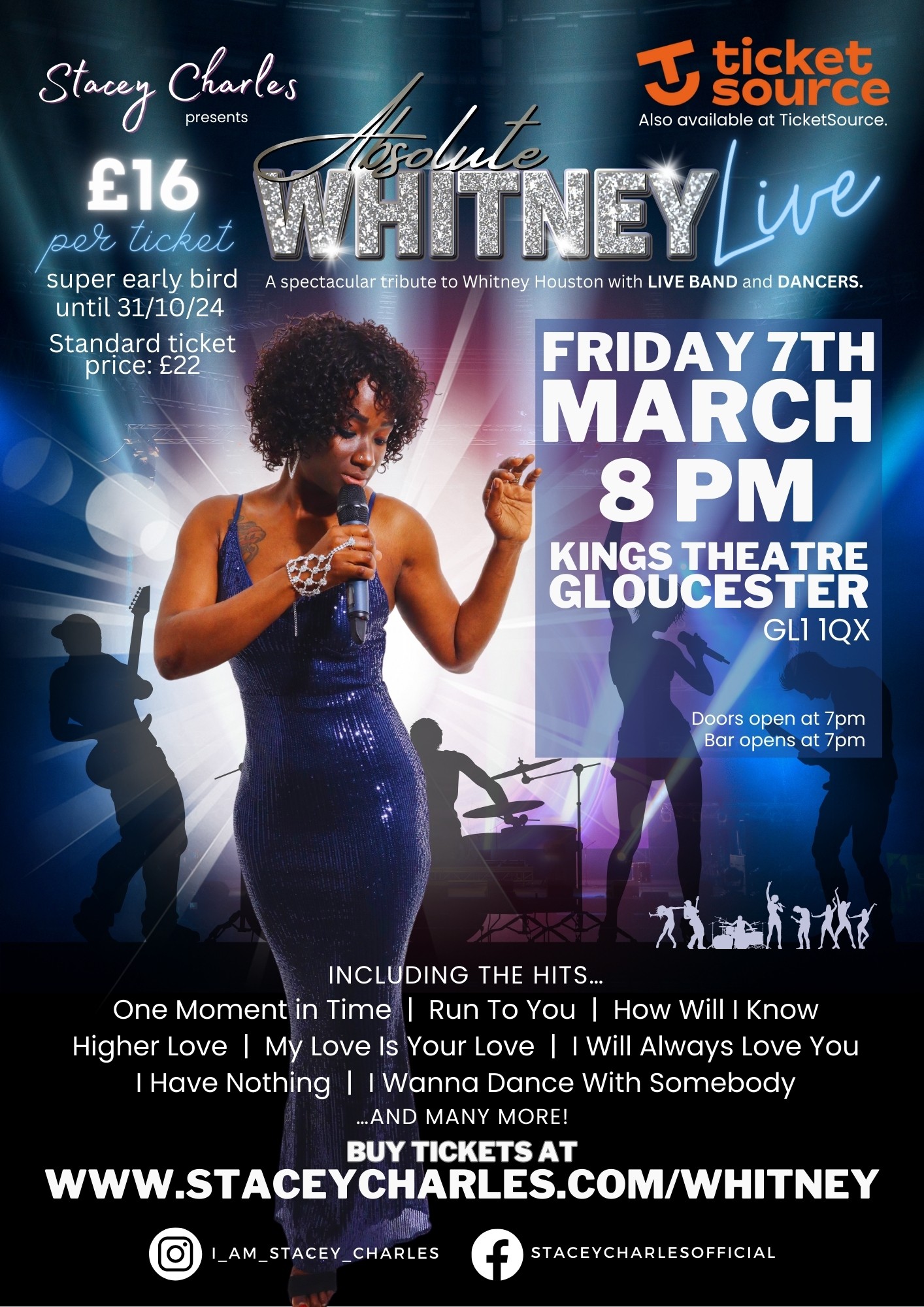 Absolute WHITNEY LIVE – A Tribute to Whitney Houston – Kings Theatre ...