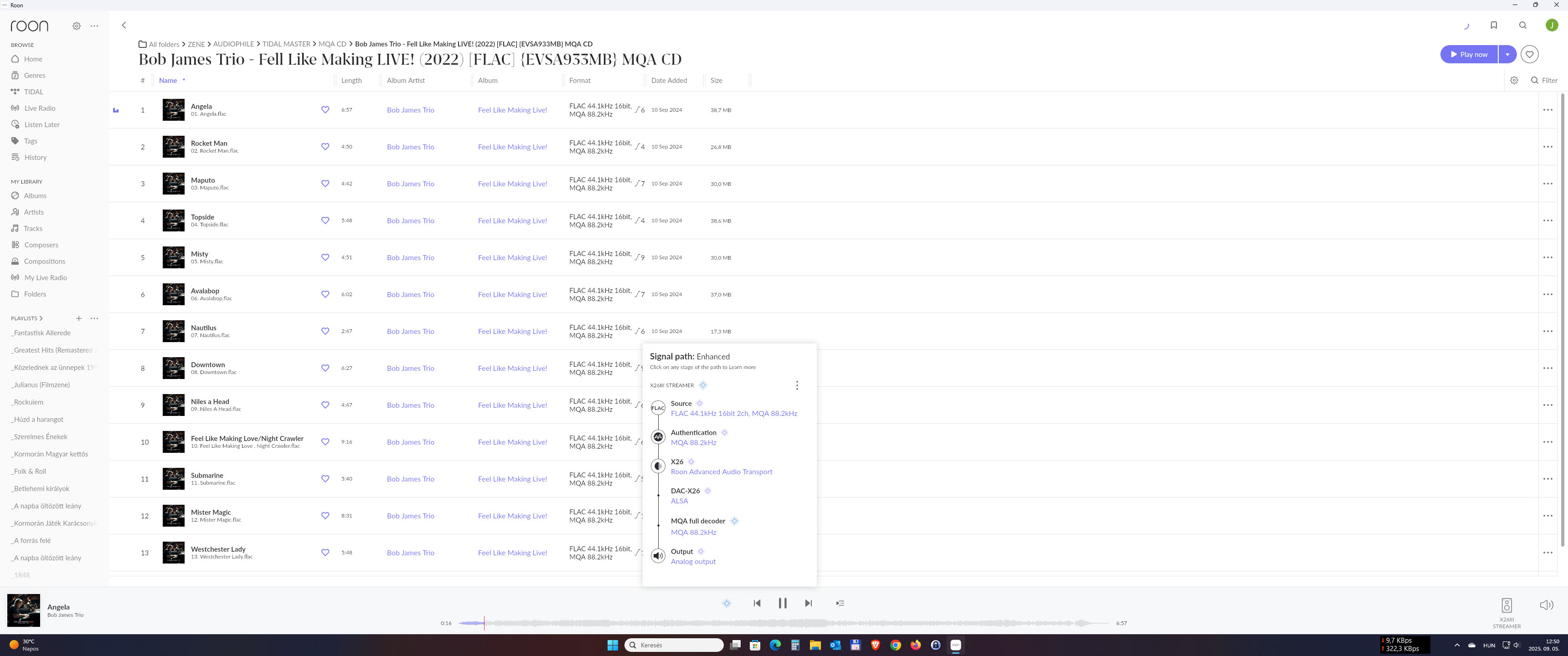 MQA audio quality issue on Gustard X26III streamer (ref#MG5YAL) - Support - Roon Labs Community