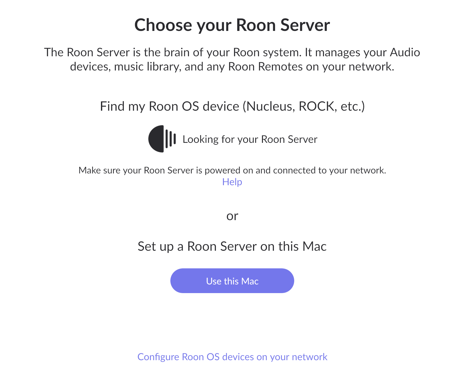 Unable to Access Roon Server - Stuck on 'Waiting for Your Roon Server' (ref#HRRHB8) - Support ...