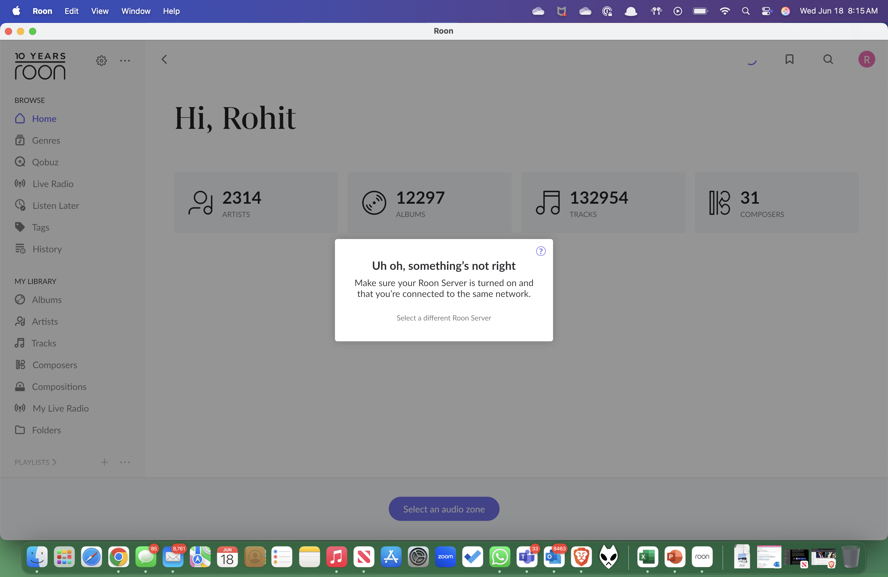 Constant 'Waiting For Server' prompt on Nucleus One (ref#N3HRKF) - Support - Roon Labs Community