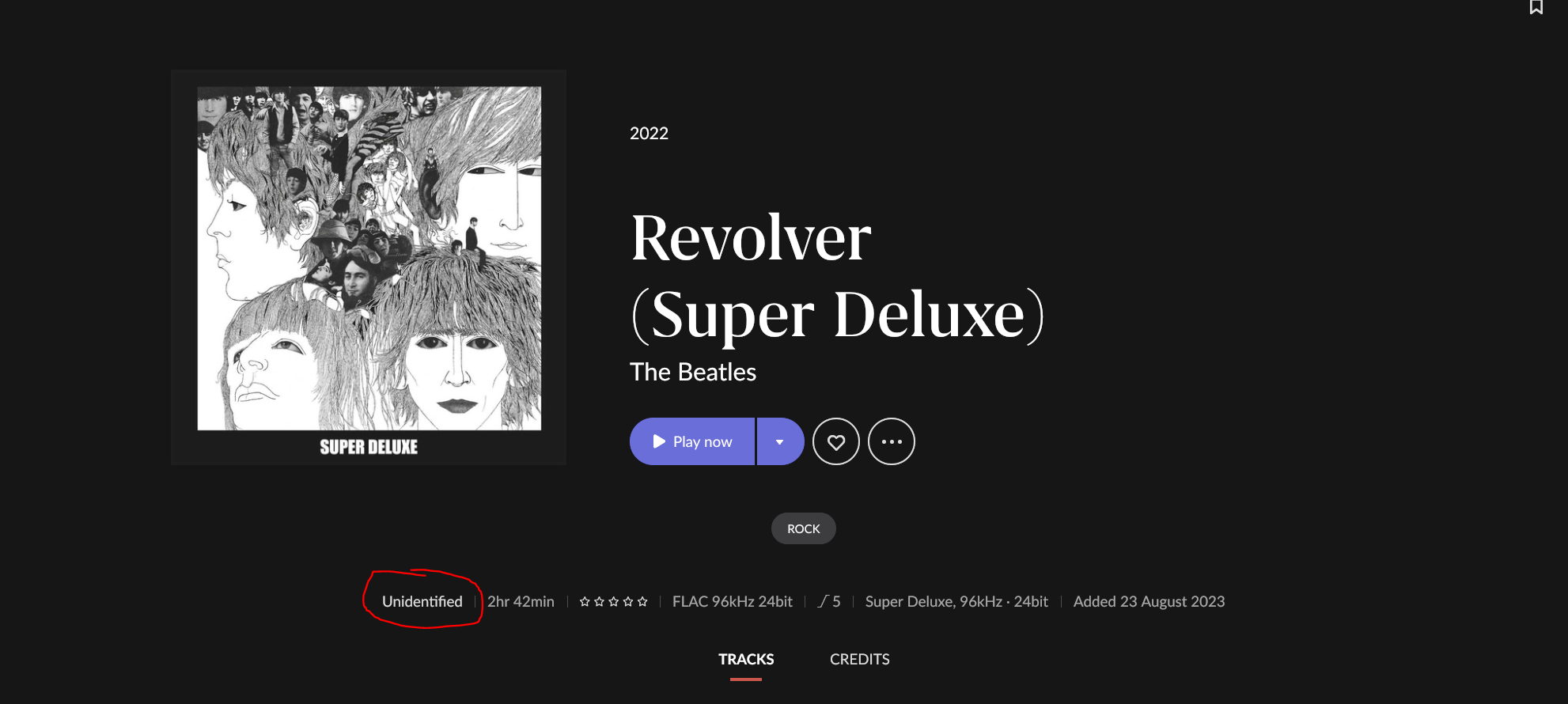 Roon unable to identify Beatles Revolver Super Deluxe set (ref#X07UHV ... Roon unable to identify Beatles Revolver Super Deluxe set (ref#X07UHV ...