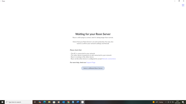 Roon app won't connect to Roon Server after update on desktop (ref#AYTEGC) - Support - Roon Labs ...