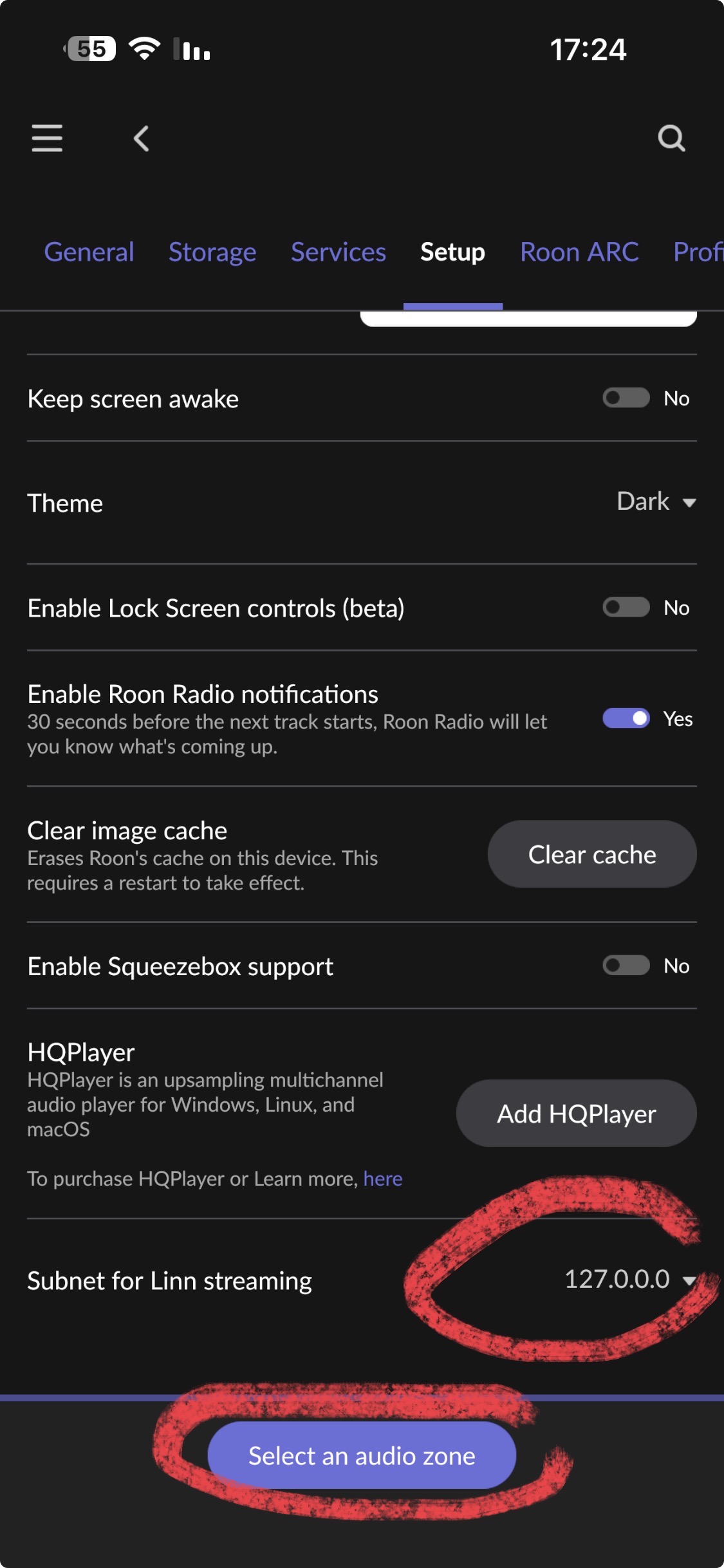 Roon fails to recognize Linn streamer after modem restart due to subnet ...