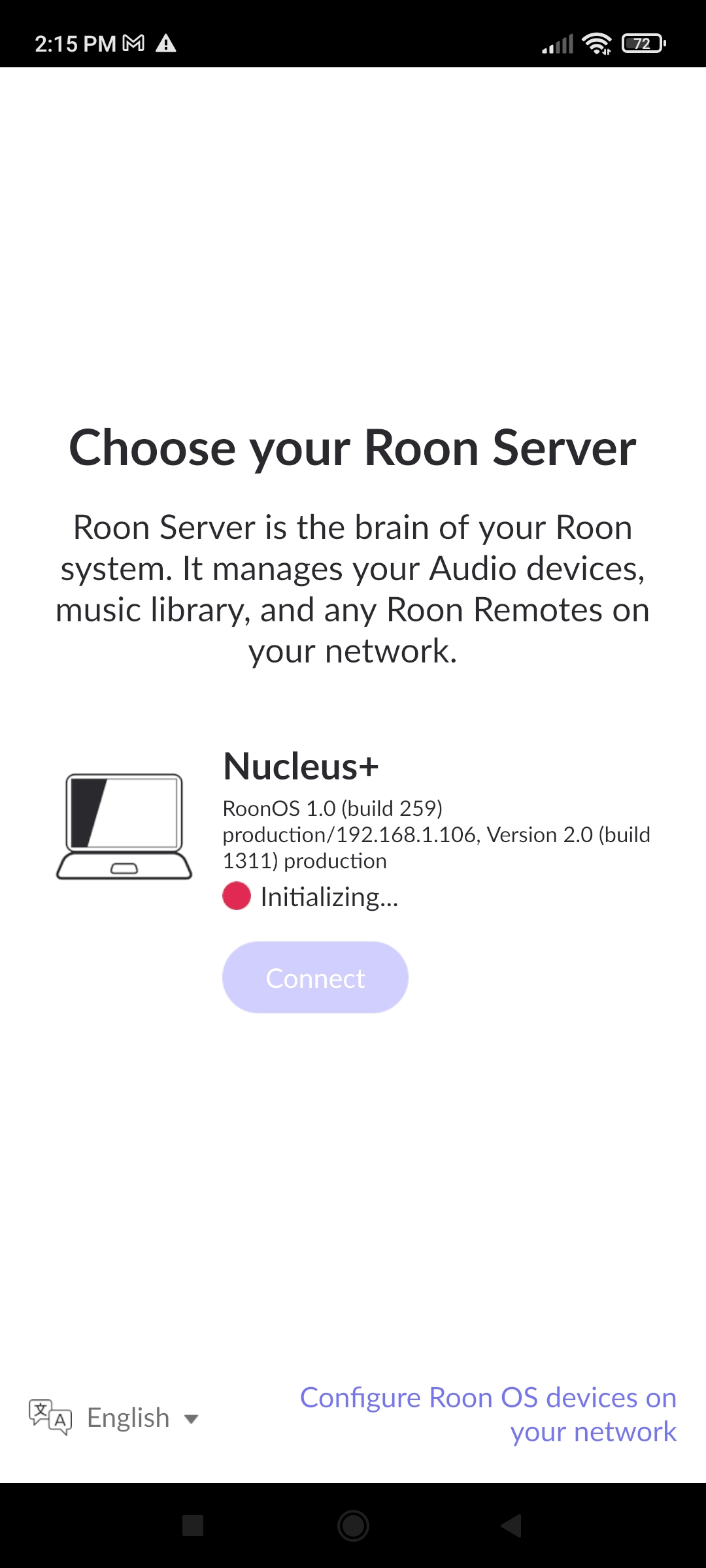 "Nucleus+ not connecting to network" (ref#SARY0U) - Nucleus Support - Roon Labs Community